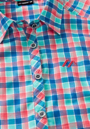 Maier Sports Funktionsbluse Paloma &auml;rmellose Damen Bluse, sommerliches Blusen-Shirt, Karobluse, Reg. Fit