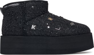 Karl Lagerfeld Schneeschuhe KARL LAGERFELD Thermo Charms & Studs KL48524B Schwarz