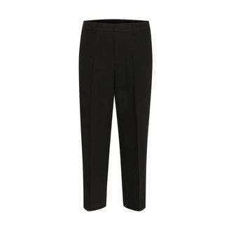 Kaffe Kasakura Cropped Zipper Pants - Femme - Pantalons - Noir - Taille: 46 FR
