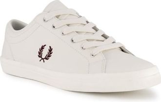 Fred Perry Herren Sneaker wei&szlig; Glattleder