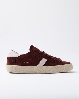 D.A.T.E. hill low suede bordeaux
