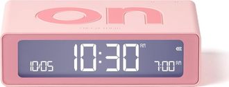 Lexon Flip Mini Reisewecker, digitaler LED-Wecker mit On/Off-Funktion, Einstellbarer Helligkeit, wiederaufladbar und ber&uuml;hrungsempfindlich, ideal als Nachtt