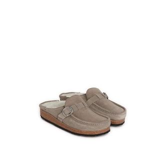 Birkenstock Leder Buckley Schuhe - grau