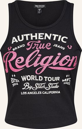 True Religion Tank Top schwarz