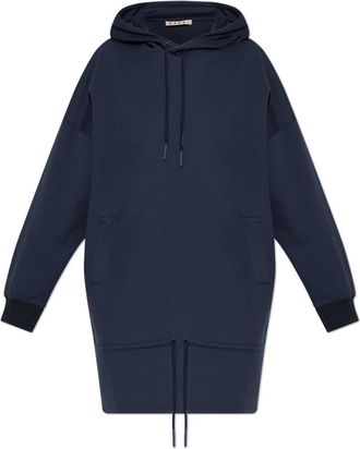 Marni Femme, Robes, Bleu, Taille: 38 FR Oversize SweaT-shirt