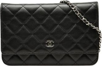 Chanel Pre-owned Wallet on Chain - Femme - Pre-owned - Noir - Taille: ONE Size