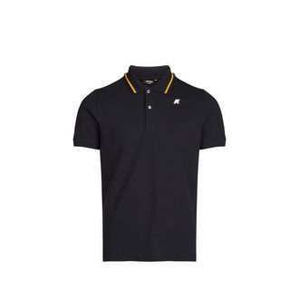 K-Way Polo manches courtes en coton m&eacute;lang&eacute;