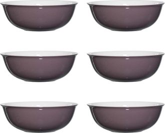 Ritzenhoff & Breker Flirt by R&B Geschirr-Serie Doppio Toffee Gr&ouml;&szlig;e 6er Set Salatschalen 18,5 cm Doppio Toffee