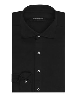 Trusted Handwork Leichtes Jerseyhemd aus softer Pima Baumwolle in