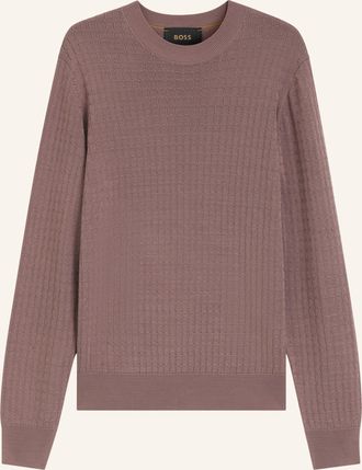 HUGO BOSS Pullover L-Fabrizio Regular Fit braun