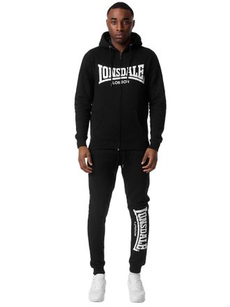 Lonsdale Herren Trainingsanzug mit Kapuze schmale Passform Feeny XXL