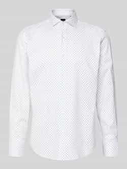 HUGO BOSS Regular Fit Businesshemd aus Baumwolle mit Kentkragen Modell JOE