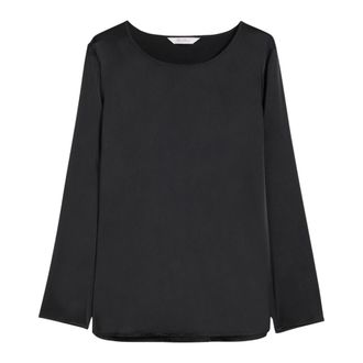 Max Mara Damen, Blusen & Hemden, Schwarzk, XLGr&ouml;&szlig;e