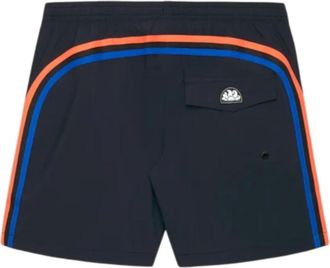 Sundek Homme, Shorts, Bleu, Taille: 2XL Short de bain stretch avec poche amovible pour t&eacute;l&eacute;phone