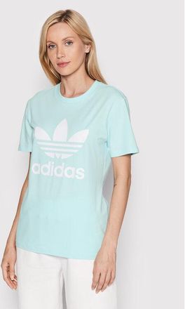 adidas T-Shirt adicolor Classics Trefoil HK9638 Blau Regular Fit