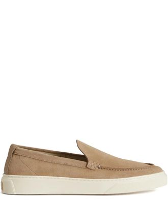 Woolrich Loafer aus Wildleder - Nude