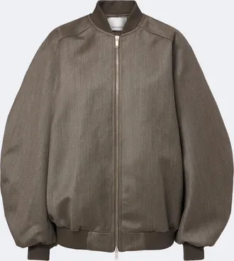 Frankie Shop Oversize-Bomberjacke Elinor aus Wolle