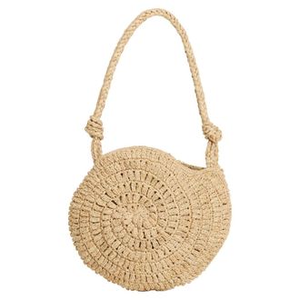Ibeliv Isula Runde Raffia-Tasche - - Bags - Damen - Beige - ONE SIZE