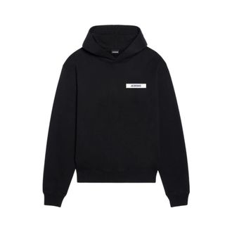 Jacquemus Herren, Sweatshirts & Hoodies, Schwarzk, MGröße