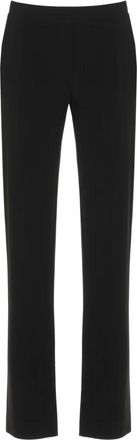Norma Kamali Pantalon coupe droite - Femme - Pantalons - Noir - Taille: 38 FR