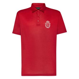 Billionaire Boys Club Polo Shirt Crest - - Tops - Herren - Rot - XS