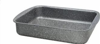 Tognana Porcellane wi74135amnf - Lasagne-Backblech, Backofen, rechteckig, grau, Aluminium, Induktion