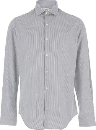 Calvin Klein Homme, Chemises, Multicolore, Taille: 5XL Chemise &agrave; rayures