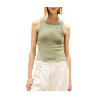 Tommy Hilfiger &Auml;rmellose Oberteile - - Tops - Damen - Gr&uuml;n - XS