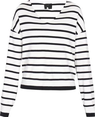 Dreimaster Dreimaster Zur Seite fahren Frauen Marineblau, wei&szlig;e Streifen