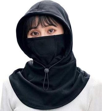 Generic Cagoules Respirantes Pour Hommes - Cagoule De Moto, Couverture Faciale En Polaire Coupe-vent | Couverture Optimisée Ajustement Cache-cou De Conception