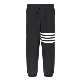 Thom Browne Track Shiny Ripstop Joggers - - Trousers - Herren - Blau - XL