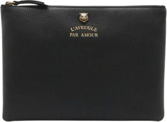 Gucci Pre-owned Sac bandouli&egrave;re en cuir Animale - Femme - Pre-owned - Noir - Taille: ONE Size