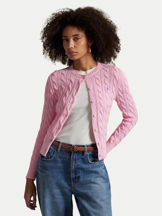 Polo Ralph Lauren Strickjacke 211971868010 Rosa Slim Fit