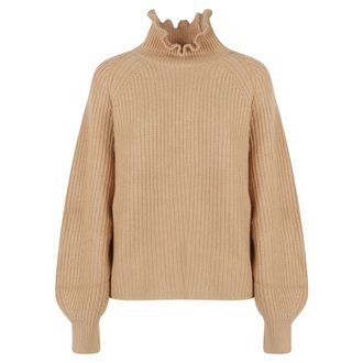 Max Mara Pontile Roll-Neck Jumper - - Knitwear - Damen - Beige - S