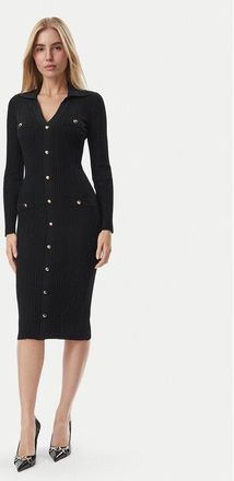 Guess Strickkleid G6BK33 Z1636 Schwarz Slim Fit