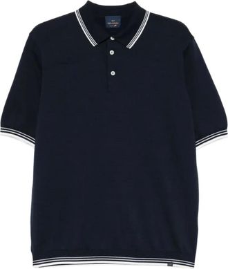 Paul & Shark Homme, Tops, Bleu, Taille: L Polo avec d&eacute;tails contrastants