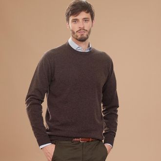 Bexley Conan - Pull homme chocolat fonc&eacute;