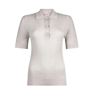 Liu Jo Femme, Pulls, Beige, Taille: 38 FR LIU JO White Sweaters