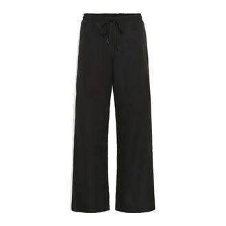 Kaffe Pantalon Noir Sportif avec Rayures Lat&eacute;rales - Femme - Pantalons - Noir - Taille: 44 FR