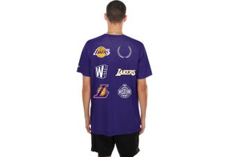 New Era Print-Shirt Oversized MATCH Los Angeles Lakers