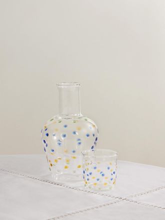 Gohar Karaffe Aus Glas - Mehrfarbig