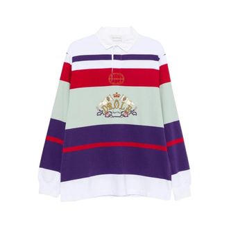Dr&ocirc;le de Monsieur D Miroir Racing Langarm Poloshirt - - Tops - Herren - Mehrfarbig - M