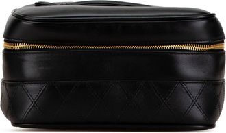 Chanel 1996-1997 Kosmetikkoffer mit CC-Tasche - Schwarz