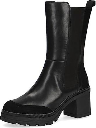 Caprice Bottines 9-25400-41 - Largeur G, Noir mat, 39 EU