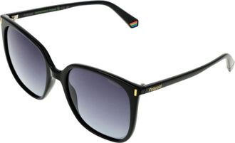 Polaroid Femme, Accessoires, Noir, Taille: ONE Size Lunettes de Soleil Noires Femme Style Carr&eacute;