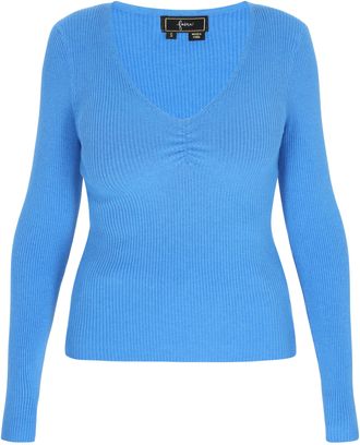 Faina Pullover Frauen Blau