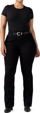 Levi's Damen 725 Bootcut Jeans mit hohem Bund Midnight Gaze Black 26 28