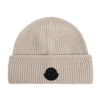 Moncler Wollm&uuml;tze - - Accessories - Herren - Beige - ONE SIZE