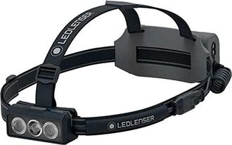 Ledlenser NEO9R - Lampe frontale rechargeable LED avec sangle de poitrine, ultra-lumineuse de 1 200 lm, 120h dautonomie, bandeau r&eacute;fl&eacute;chissant- Pour le trail-ru