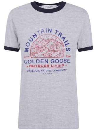 Golden Goose T-Shirt Slim Long Journey Ws
